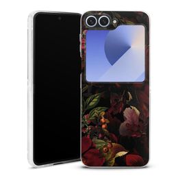 DeinDesign Galaxy Z Flip 7 FE Handy Hard Case Schutzh&uuml;lle transparent Smartphone Handy H&uuml;lle Meadow Flowers Utart Hard Case