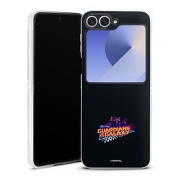 DeinDesign Galaxy Z Flip 7 FE Handy Hard Case Schutzh&uuml;lle transparent Smartphone Handy H&uuml;lle Guardians Of The Galaxy Marvel Logo Hard Case