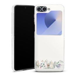 DeinDesign Galaxy Z Flip 7 FE Handy Hard Case Schutzh&uuml;lle transparent Smartphone Handy H&uuml;lle Disney Winnie The Pooh Eukalyptus Hard Case