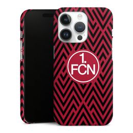 DeinDesign iPhone 14 Pro Handy Premium Case Smartphone Handyh&uuml;lle Schutzh&uuml;lle matt 1. Fcn Bundesliga 1. Fc N&uuml;rnberg Premium Case