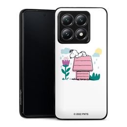 DeinDesign Xiaomi 14T Handy Silikon H&uuml;lle Case schwarz Handyh&uuml;lle Snoopy Dog Official Licensed Product