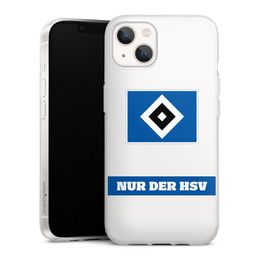 DeinDesign iPhone 13 Handy Silikon H&uuml;lle Case transparent Handyh&uuml;lle Hamburger Sv Statement Hsv Silikon Case