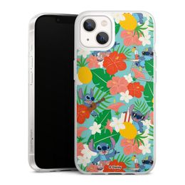 DeinDesign iPhone 13 Handy Silikon H&uuml;lle Case transparent Handyh&uuml;lle Lilo & Stitch Movie Disney Silikon Case