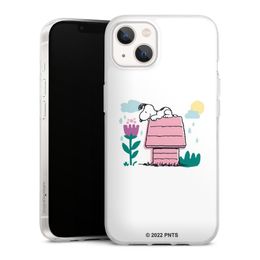 DeinDesign iPhone 13 Handy Silikon H&uuml;lle Case transparent Handyh&uuml;lle Snoopy Dog Official Licensed Product Silikon Case