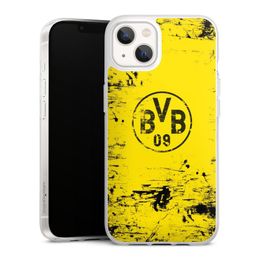 DeinDesign iPhone 13 Handy Silikon H&uuml;lle Case transparent Handyh&uuml;lle Bvb Official Licensed Product Borussia Dortmund Silikon Case