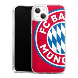 DeinDesign iPhone 13 Handy Silikon H&uuml;lle Case transparent Handyh&uuml;lle Official Licensed Product Fcb Fc Bayern M&uuml;nchen Silikon Case