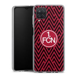 DeinDesign Galaxy A12 Handy Silikon H&uuml;lle Case transparent Handyh&uuml;lle 1. Fcn Bundesliga 1. Fc N&uuml;rnberg Silikon Case
