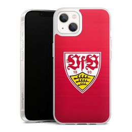 DeinDesign iPhone 13 Handy Silikon H&uuml;lle Case transparent Handyh&uuml;lle Logo Official Licensed Product Vfb Stuttgart Silikon Case