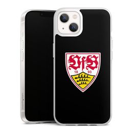 DeinDesign iPhone 13 Handy Silikon H&uuml;lle Case transparent Handyh&uuml;lle Vfb Stuttgart Coat Of Arms Official Licensed Product Silikon Case