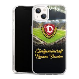DeinDesign iPhone 13 Handy Silikon H&uuml;lle Case transparent Handyh&uuml;lle Sg Dynamo Dresden Sgd Official Licensed Product Silikon Case