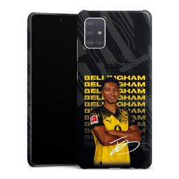 DeinDesign Galaxy A51 Handy Premium Case Smartphone Handyh&uuml;lle Schutzh&uuml;lle gl&auml;nzend Borussia Dortmund Jobe Bellingham Bvb Premium Case