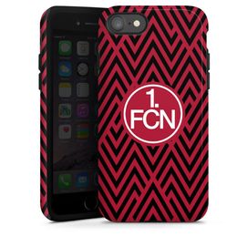DeinDesign iPhone SE (2020) Handy Panzer Handyh&uuml;lle robuste Outdoor H&uuml;lle Schutzh&uuml;lle gl&auml;nzend 1. Fc N&uuml;rnberg Bundesliga 1. Fcn Tough Case