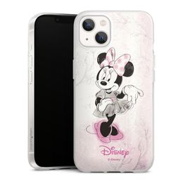 DeinDesign iPhone 13 Handy Silikon H&uuml;lle Case transparent Handyh&uuml;lle Vintage Minnie Mouse Disney Silikon Case