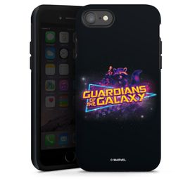 DeinDesign iPhone SE (2022) Handy Panzer Handyh&uuml;lle robuste Outdoor H&uuml;lle Schutzh&uuml;lle matt Marvel Logo Guardians Of The Galaxy Tough Case