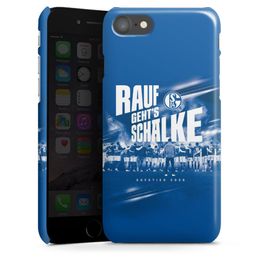 DeinDesign iPhone SE (2020) Handy Premium Case Smartphone Handyh&uuml;lle Schutzh&uuml;lle gl&auml;nzend Official Licensed Product Ascent Fc Schalke 04 Premium Case