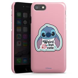DeinDesign iPhone SE (2022) Handy Premium Case Smartphone Handyh&uuml;lle Schutzh&uuml;lle gl&auml;nzend Disney Sayings Lilo & Stitch Premium Case