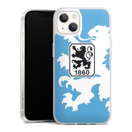 DeinDesign iPhone 13 Handy Silikon H&uuml;lle Case transparent Handyh&uuml;lle Coat Of Arms Tsv 1860 M&uuml;nchen Official Licensed Product Silikon Case