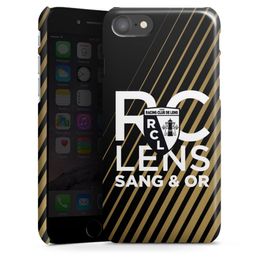 DeinDesign iPhone SE (2020) Handy Premium Case Smartphone Handyh&uuml;lle Schutzh&uuml;lle gl&auml;nzend Rc Lens Racing Club De Lens Rcl Premium Case