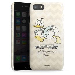 DeinDesign iPhone SE (2020) Handy Premium Case Smartphone Handyh&uuml;lle Schutzh&uuml;lle gl&auml;nzend Disney Official Licensed Product Donuld Duck Vintage Premium Case