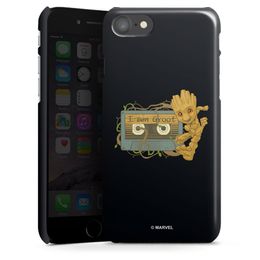 DeinDesign iPhone SE (2020) Handy Premium Case Smartphone Handyh&uuml;lle Schutzh&uuml;lle gl&auml;nzend Marvel Groot Guardians Of The Galaxy Premium Case