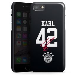 DeinDesign iPhone SE (2020) Handy Premium Case Smartphone Handyh&uuml;lle Schutzh&uuml;lle gl&auml;nzend Merchandise Lennart Karl Fc Bayern M&uuml;nchen Premium Case