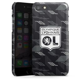 DeinDesign iPhone SE (2020) Handy Premium Case Smartphone Handyh&uuml;lle Schutzh&uuml;lle gl&auml;nzend Official Licensed Product Olympique Lyonnais Ol Premium Case