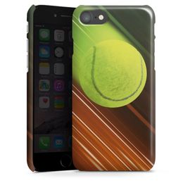 DeinDesign iPhone SE (2020) Handy Premium Case Smartphone Handyh&uuml;lle Schutzh&uuml;lle gl&auml;nzend Hobby Ball Tennis Premium Case