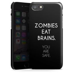 DeinDesign iPhone SE (2020) Handy Premium Case Smartphone Handyh&uuml;lle Schutzh&uuml;lle gl&auml;nzend Funny Zombie Statement Premium Case