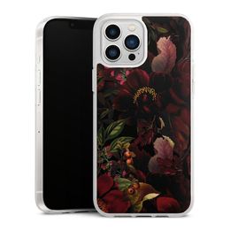 DeinDesign iPhone 13 Pro Max Handy Silikon H&uuml;lle Case transparent Handyh&uuml;lle Flowers Meadow Utart Silikon Case