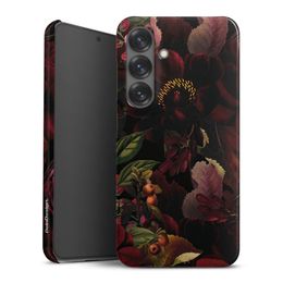 DeinDesign Galaxy S25 Handy Premium Case Smartphone Handyh&uuml;lle Schutzh&uuml;lle gl&auml;nzend Flowers Meadow Utart Premium Case