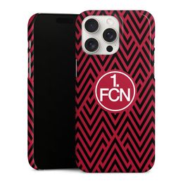 DeinDesign iPhone 15 Pro Max Handy Premium Case Smartphone Handyh&uuml;lle Schutzh&uuml;lle gl&auml;nzend 1. Fcn Bundesliga 1. Fc N&uuml;rnberg Premium Case