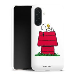DeinDesign Galaxy A26 Handy Premium Case Smartphone Handyh&uuml;lle Schutzh&uuml;lle gl&auml;nzend Snoopy Peanuts Official Licensed Product Premium Case