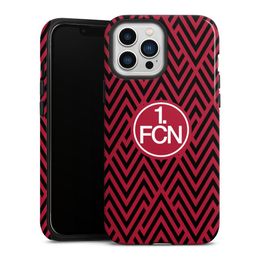 DeinDesign iPhone 13 Pro Max Handy Panzer Handyh&uuml;lle robuste Outdoor H&uuml;lle Schutzh&uuml;lle gl&auml;nzend 1. Fcn Bundesliga 1. Fc N&uuml;rnberg Tough Case