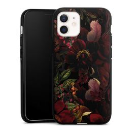 DeinDesign iPhone 12 Handy Silikon H&uuml;lle Case schwarz Handyh&uuml;lle Flowers Meadow Utart