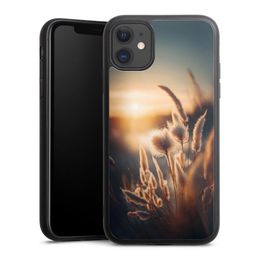 DeinDesign iPhone 11 Handy Gallery Case Handyh&uuml;lle 9H Geh&auml;rtetes Glas R&uuml;ckseite H&uuml;lle Sun Nature Pampasgras Gallery Case