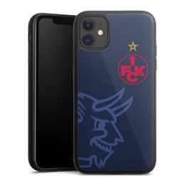 DeinDesign iPhone 11 Handy Gallery Case Handyh&uuml;lle 9H Geh&auml;rtetes Glas R&uuml;ckseite H&uuml;lle Logo 1. Fc Kaiserslautern 1. Fck Gallery Case