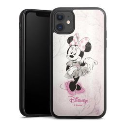 DeinDesign iPhone 11 Handy Gallery Case Handyh&uuml;lle 9H Geh&auml;rtetes Glas R&uuml;ckseite H&uuml;lle Minnie Mouse Disney Vintage Gallery Case