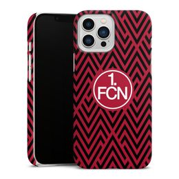DeinDesign iPhone 13 Pro Max Handy Premium Case Smartphone Handyh&uuml;lle Schutzh&uuml;lle matt 1. Fcn Bundesliga 1. Fc N&uuml;rnberg Premium Case