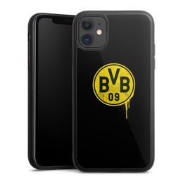 DeinDesign iPhone 11 Handy Gallery Case Handyh&uuml;lle 9H Geh&auml;rtetes Glas R&uuml;ckseite H&uuml;lle Borussia Dortmund Official Licensed Product Bvb Gallery Case
