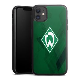 DeinDesign iPhone 11 Handy Gallery Case Handyh&uuml;lle 9H Geh&auml;rtetes Glas R&uuml;ckseite H&uuml;lle Sv Werder Bremen Coat Of Arms Official Licensed Product Gallery Case