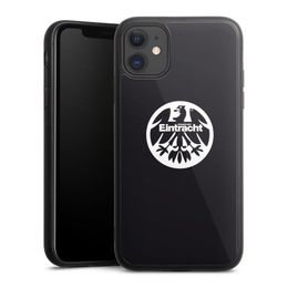 DeinDesign iPhone 11 Handy Gallery Case Handyh&uuml;lle 9H Geh&auml;rtetes Glas R&uuml;ckseite H&uuml;lle Logo Eintracht Frankfurt Eagle Gallery Case