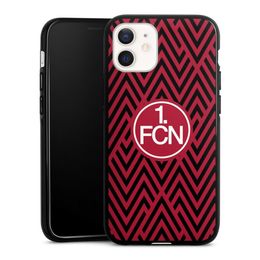 DeinDesign iPhone 12 mini Handy Silikon H&uuml;lle Case schwarz Handyh&uuml;lle 1. Fc N&uuml;rnberg Bundesliga 1. Fcn