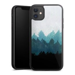 DeinDesign iPhone 11 Handy Gallery Case Handyh&uuml;lle 9H Geh&auml;rtetes Glas R&uuml;ckseite H&uuml;lle Forrest Abstract Tree Gallery Case