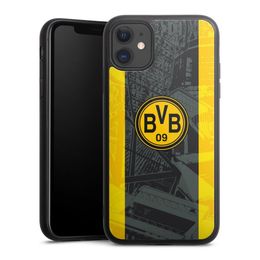 DeinDesign iPhone 11 Handy Gallery Case Handyh&uuml;lle 9H Geh&auml;rtetes Glas R&uuml;ckseite H&uuml;lle Bvb Borussia Dortmund Stadium Gallery Case