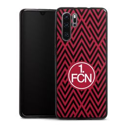 DeinDesign Huawei P30 Pro Handy Silikon H&uuml;lle Case schwarz Handyh&uuml;lle 1. Fcn Bundesliga 1. Fc N&uuml;rnberg