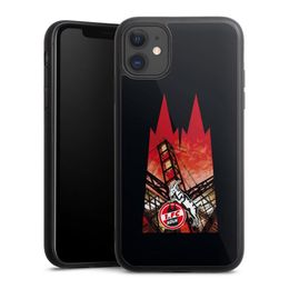 DeinDesign iPhone 11 Handy Gallery Case Handyh&uuml;lle 9H Geh&auml;rtetes Glas R&uuml;ckseite H&uuml;lle Official Licensed Product 1. Fc K&ouml;ln Cologne Cathedral Gallery Case