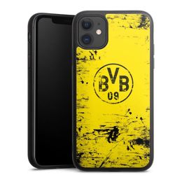 DeinDesign iPhone 11 Handy Gallery Case Handyh&uuml;lle 9H Geh&auml;rtetes Glas R&uuml;ckseite H&uuml;lle Borussia Dortmund Bvb Official Licensed Product Gallery Case