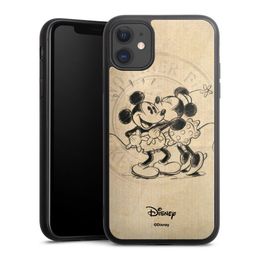 DeinDesign iPhone 11 Handy Gallery Case Handyh&uuml;lle 9H Geh&auml;rtetes Glas R&uuml;ckseite H&uuml;lle Minnie Mouse Vintage Mickey Mouse Gallery Case