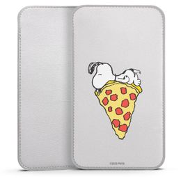 DeinDesign iPhone 16 Pro Max Handy H&uuml;lle Tasche Sleeve Socke Schutzh&uuml;lle Peanuts Pizza Snoopy Sleeve
