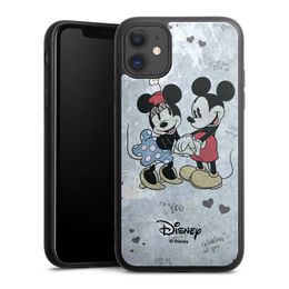 DeinDesign iPhone 11 Handy Gallery Case Handyh&uuml;lle 9H Geh&auml;rtetes Glas R&uuml;ckseite H&uuml;lle Vintage Disney Gallery Case